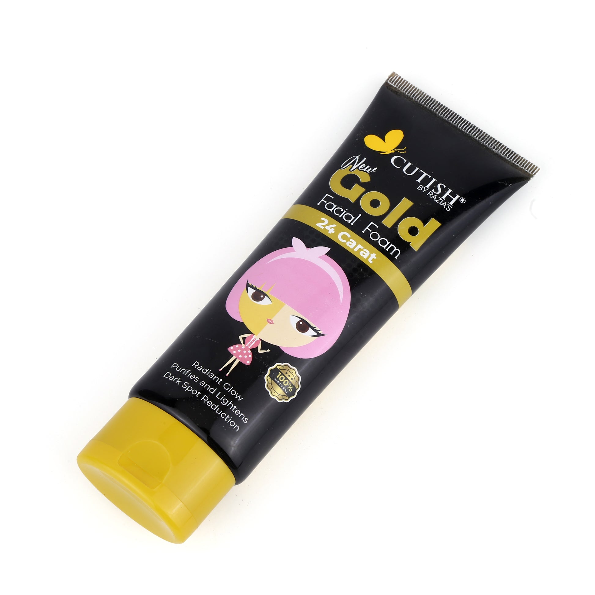 Gold 24 Carat Facial Foam – www.cutishbyrazias.com