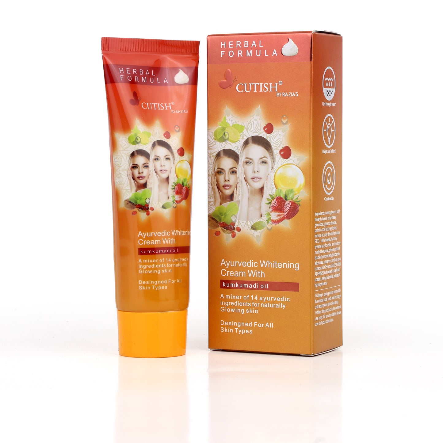 Cutish Ayurvedic Whitening Cream – www.cutishbyrazias.com