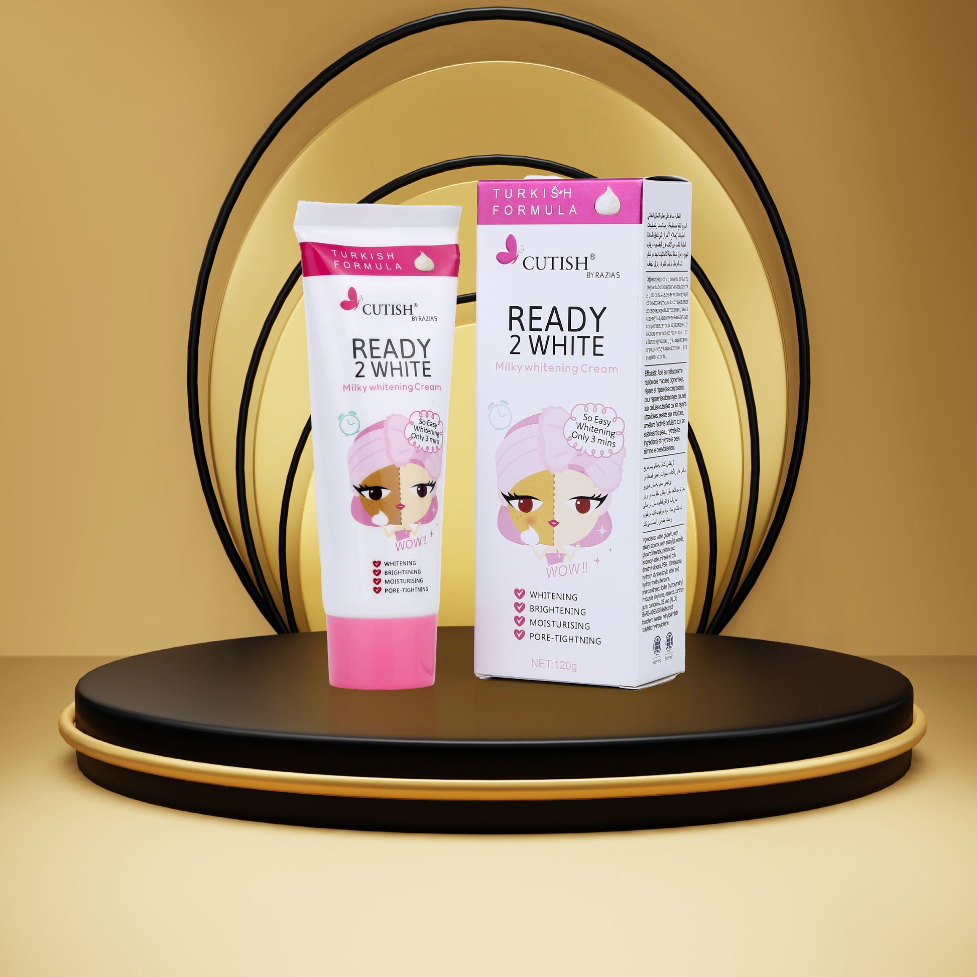 Ready 2 White Milky Whitening Cream – www.cutishbyrazias.com